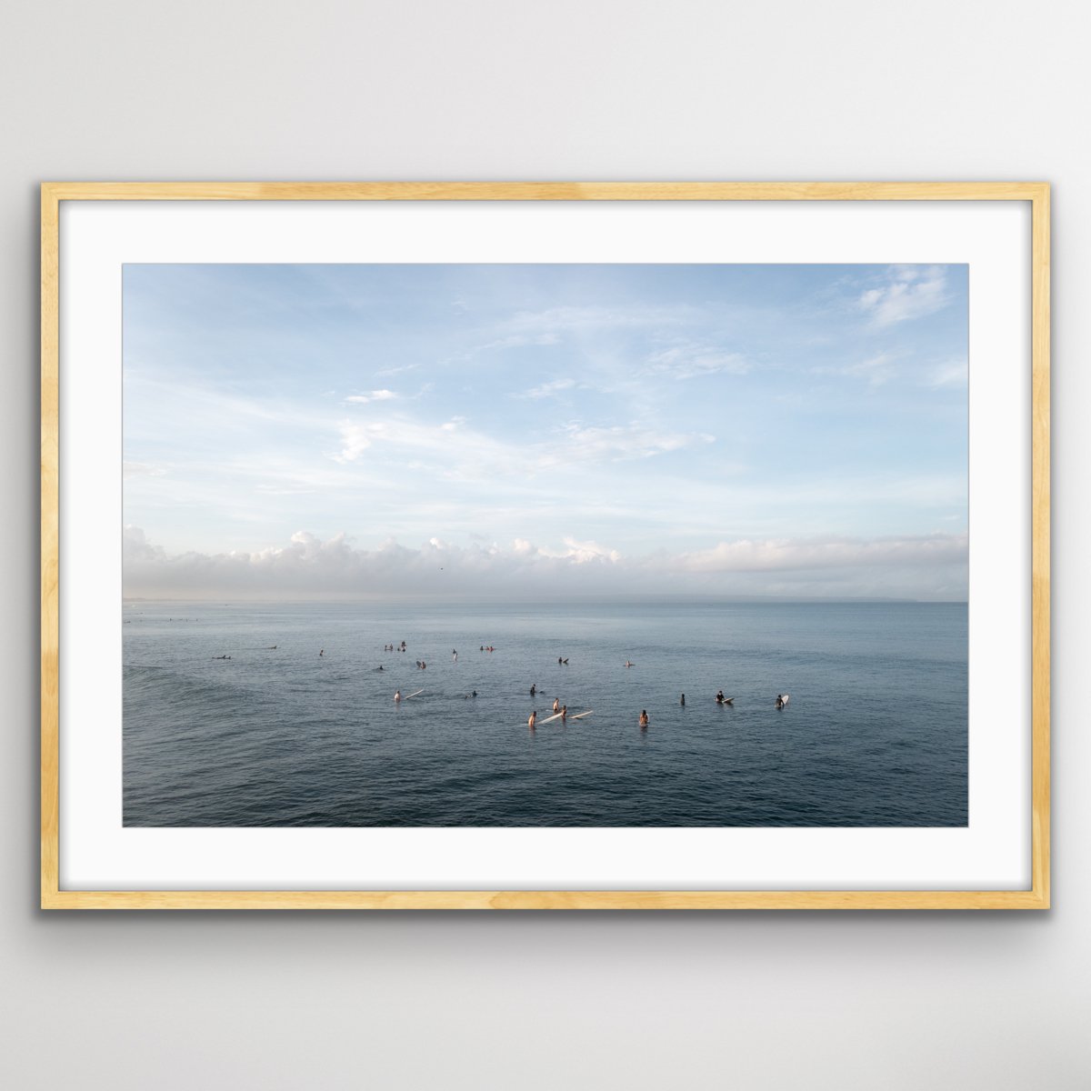 Surfing Lineup at Canggu Beach – Riptide Prints