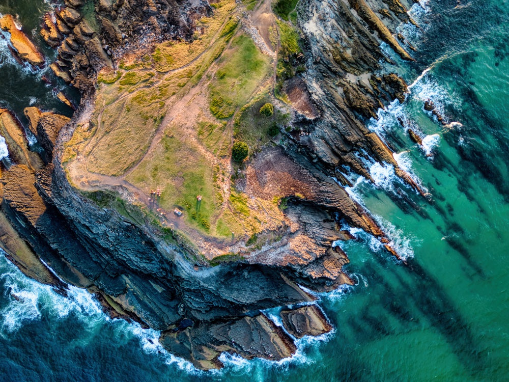 Crescent Head - Headland Top Down – Riptide Prints