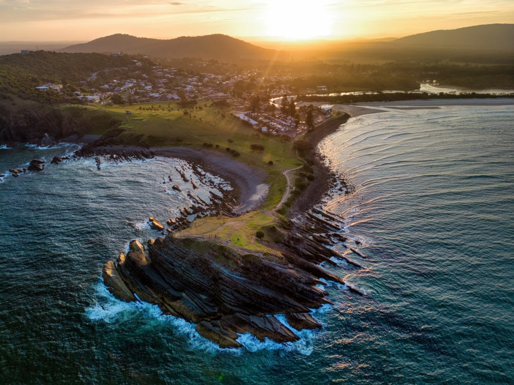 Crescent Head - Sunset – Riptide Prints