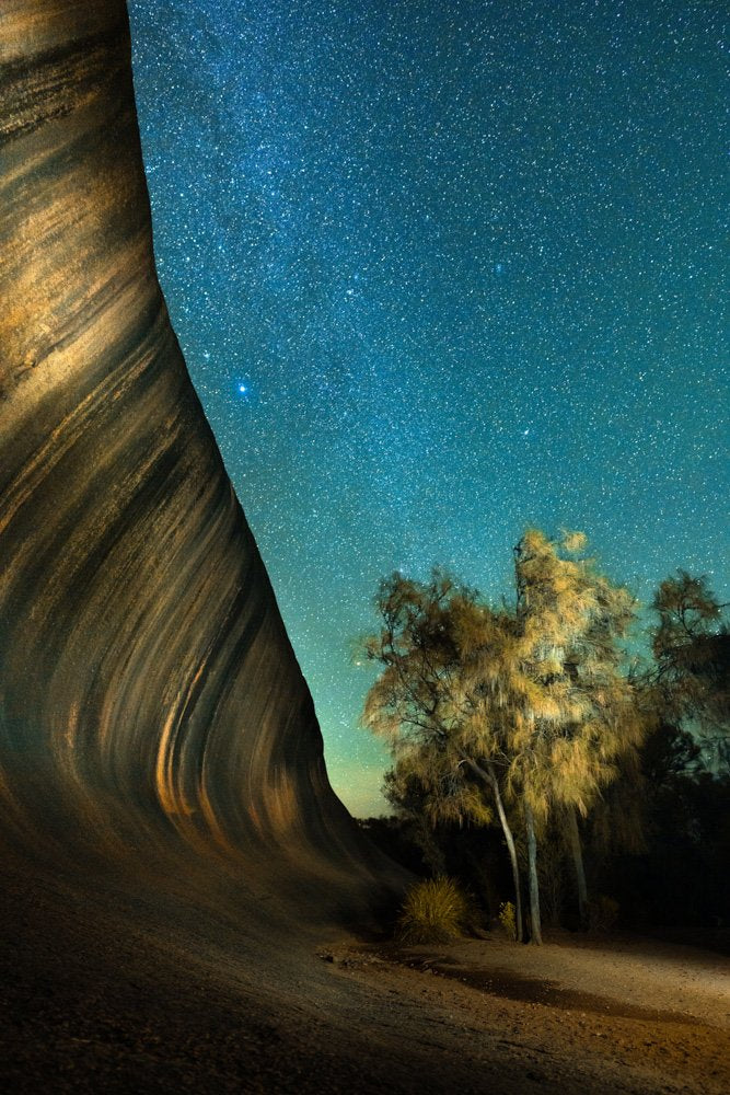 Night Scene from Wave Rock 1 – Riptide Prints