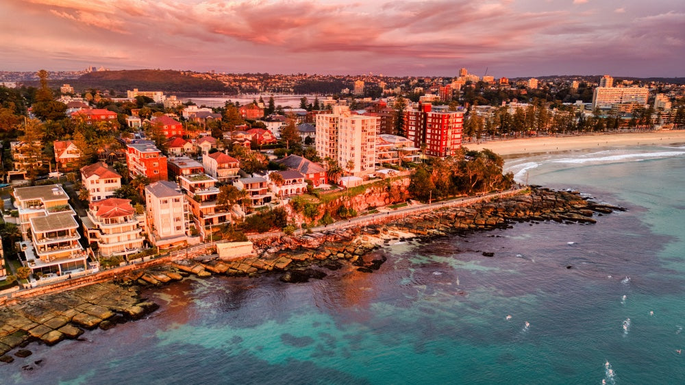 Manly - Golden Sunrise – Riptide Prints