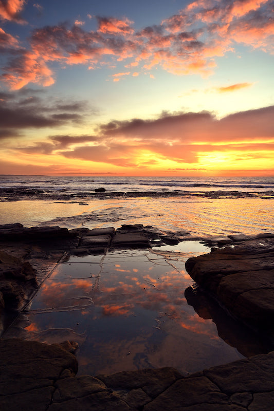 Blue Bay sunrise – Riptide Prints