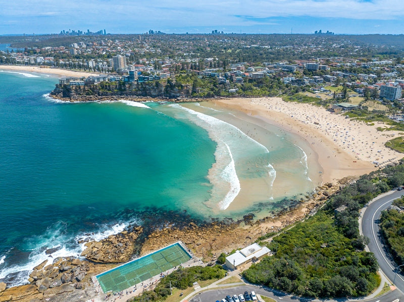 FRESHWATER BEACH | FROM ABOVE – Riptide Prints