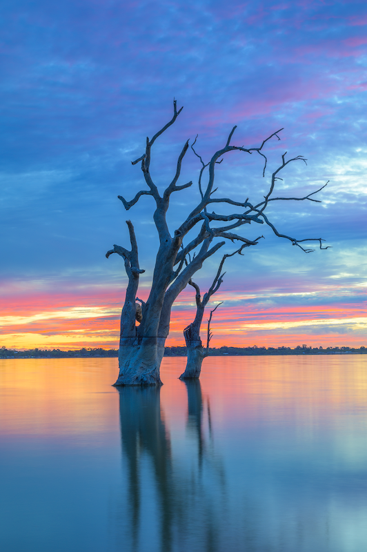 Lake Bonney Colourful Sunset – Riptide Prints
