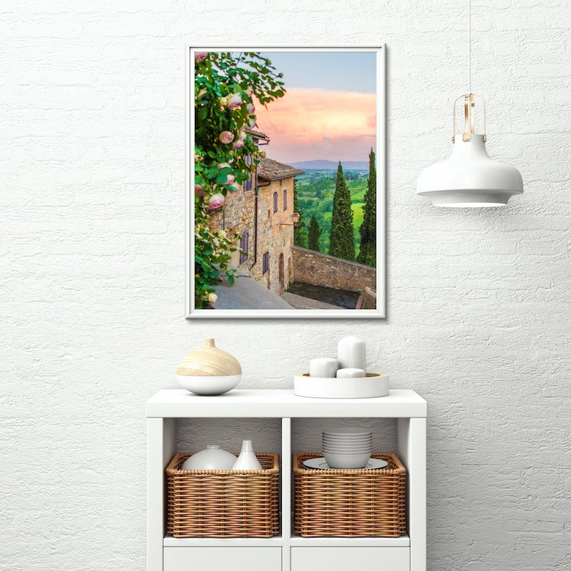 SAN GIMIGNANO SUNSET – Riptide Prints
