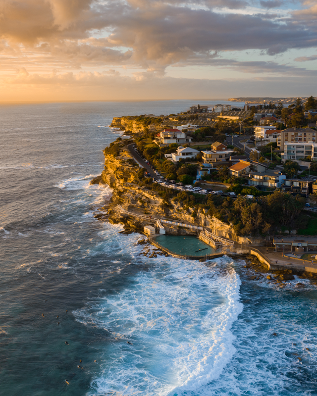 Bronte Baths Sunrise – Riptide Prints