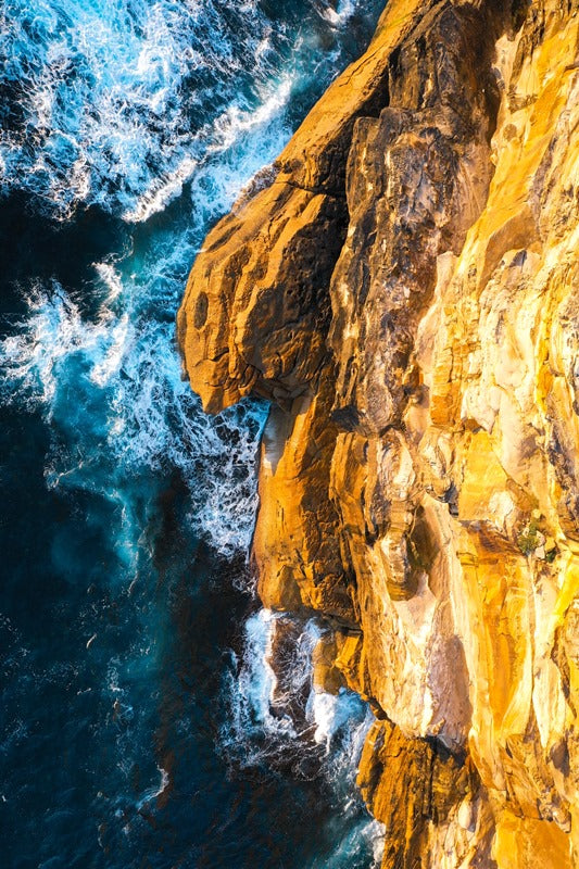 Golden Cliffs – Riptide Prints