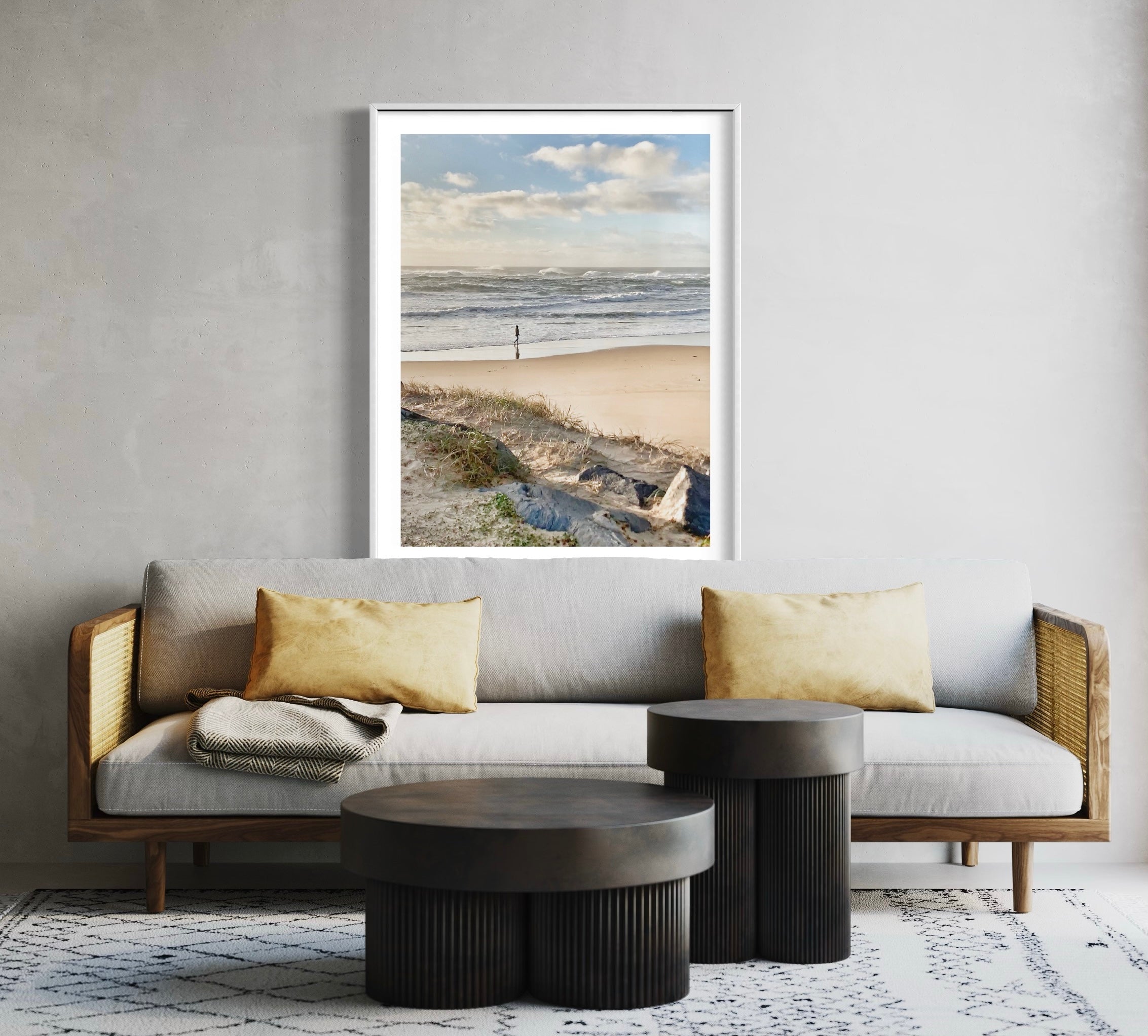 Person on beach – Riptide Prints