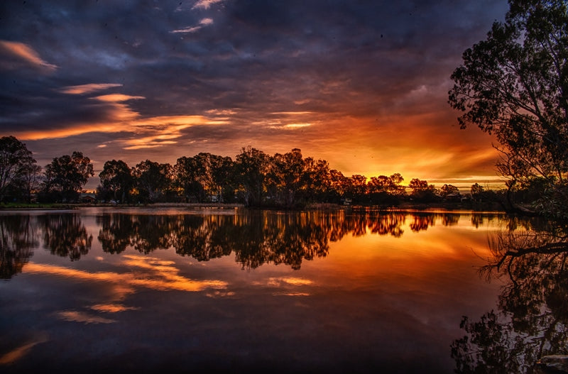 Lake Benalla Sunset – Riptide Prints