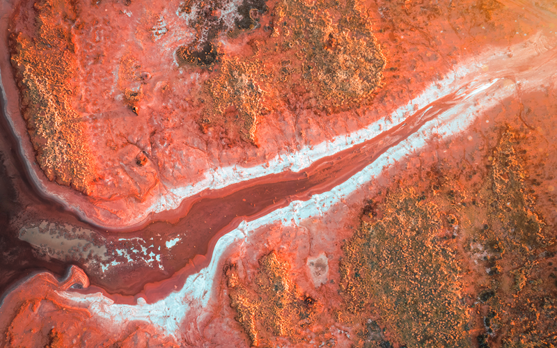 Red Lightning – Riptide Prints