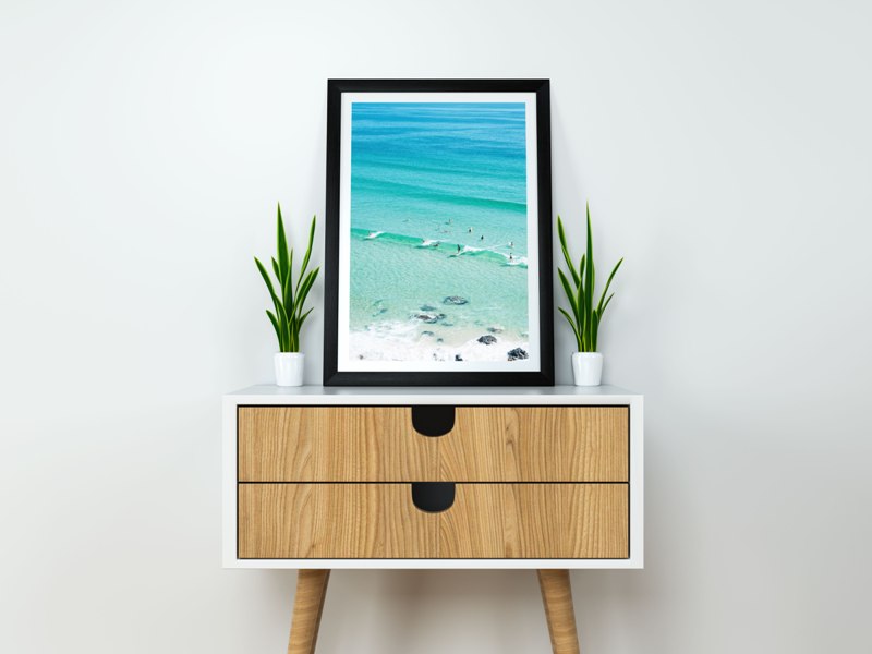 Surfing Waves at Kirra Beach, Gold Coast – Riptide Prints