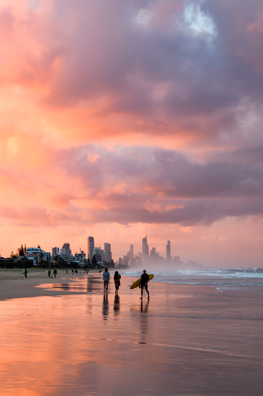 Sunset Surfer – Riptide Prints