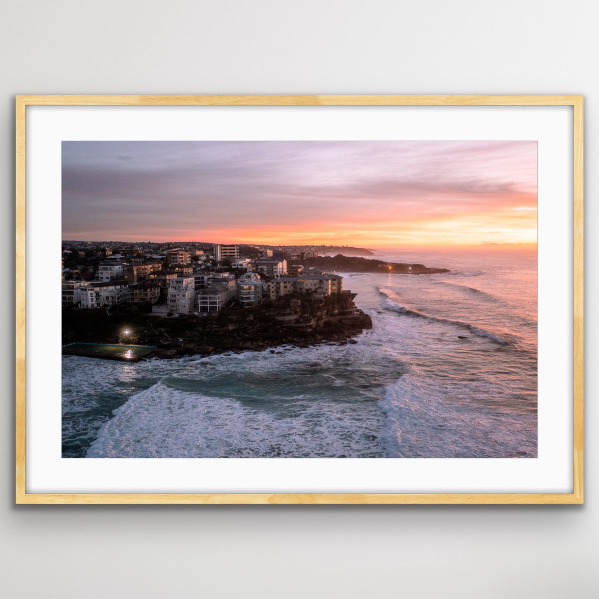 Manly Sunrise with Golden Light – Riptide Prints