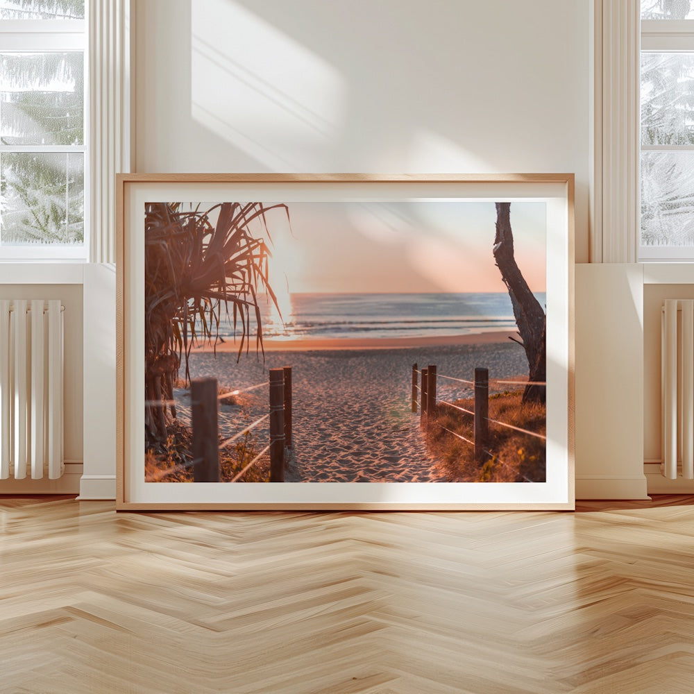 Sunrise at Marcoola Beach, Sunshine Coast – Riptide Prints