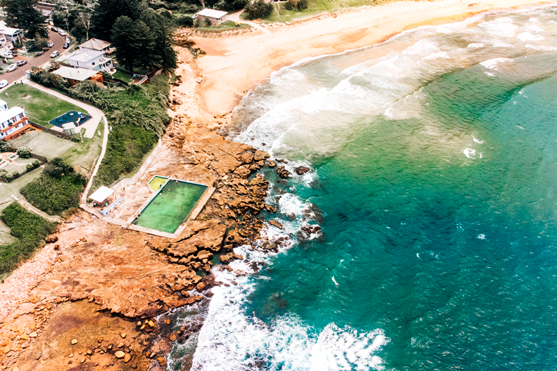 Looking in at Coal Cliff Beach – Riptide Prints
