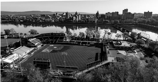 Baseball Stadium BW- – Riptide Prints