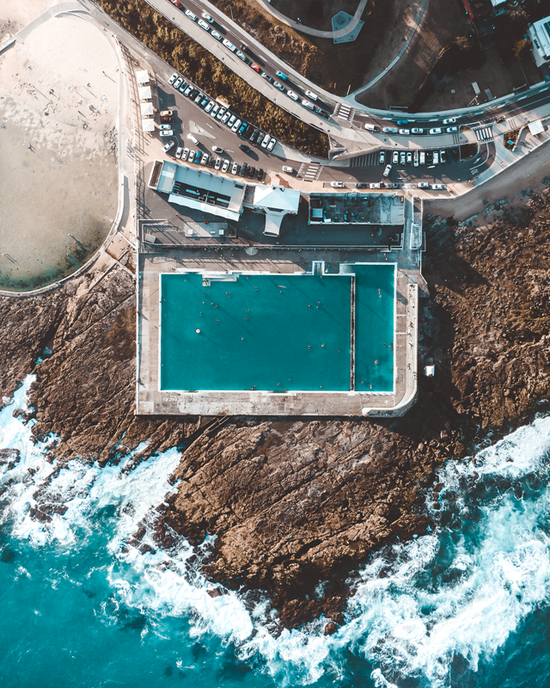 Blue Baths – Riptide Prints