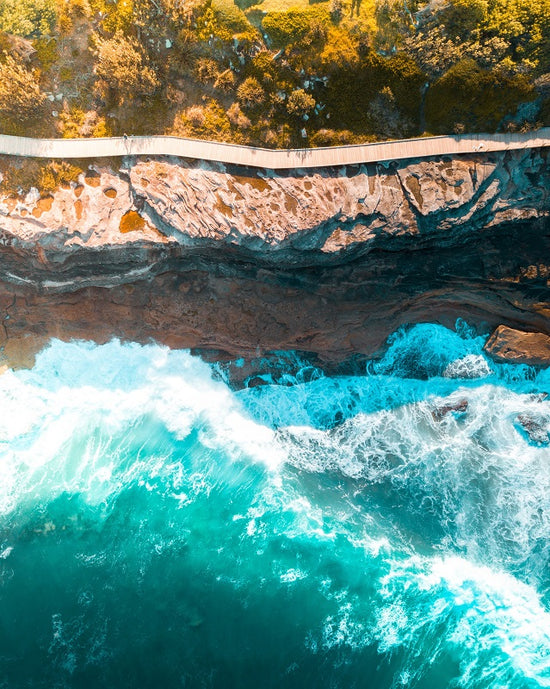 Bondi Pool Overhead | Riptide Prints