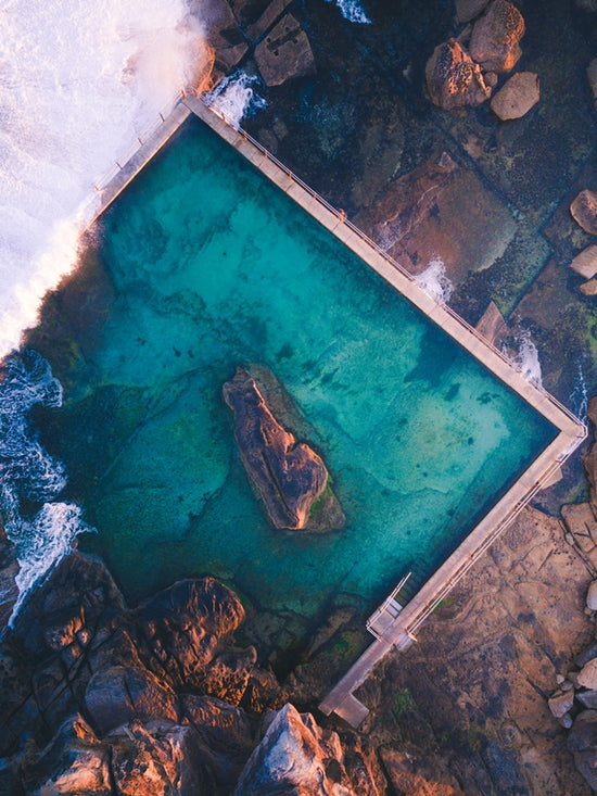 Curl Curl rockpool – Riptide Prints