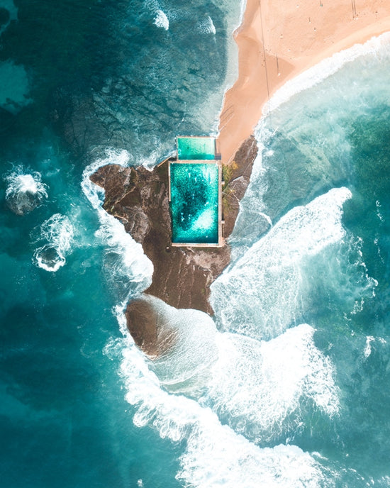 Bondi Pool Overhead | Riptide Prints