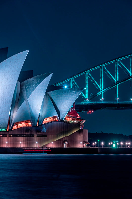 Opera House by Night – Riptide Prints