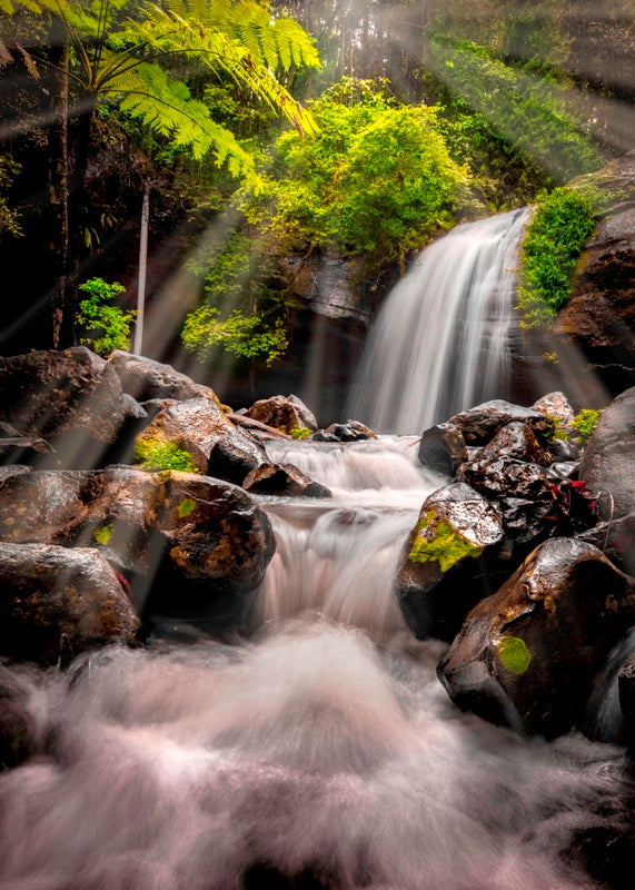 Serenity Falls Sun Rays – Riptide Prints